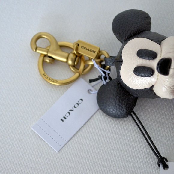 Coach | Bags | Disney X Coach Mickey Mouse Leather Figure Bag Charm ...